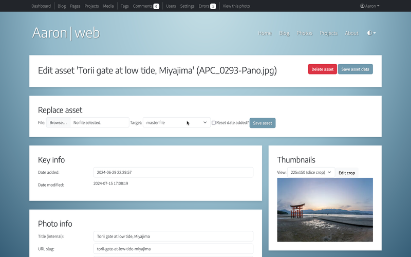 Kabuki CMS - Aaronweb.net